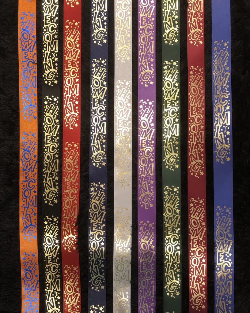Printed Ribbon – Homecoming Supplies