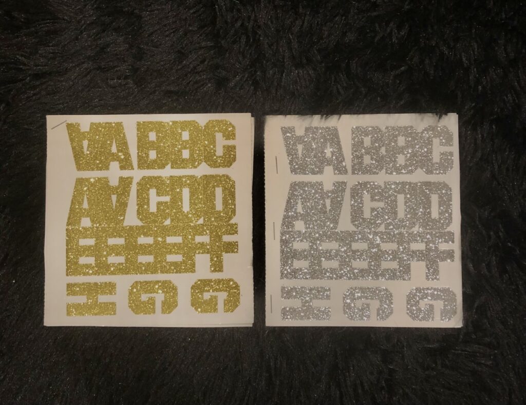 Silver Glitter Alphabet Set With 59 Letters! – Homecoming Supplies