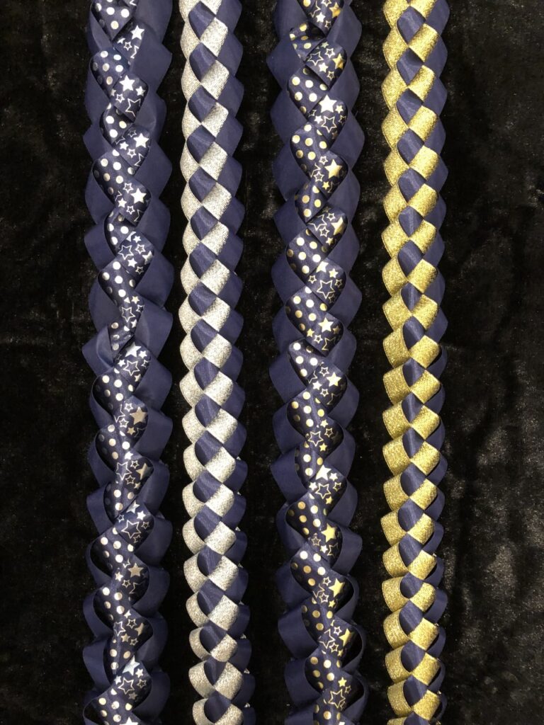 Navy Blue/Silver Glitter Military Chain 32” – Homecoming Supplies