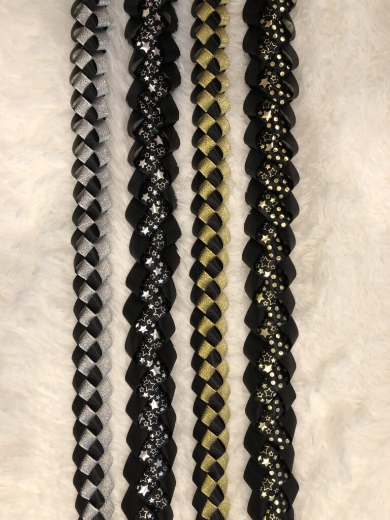 Black/Gold Metallic Mega Military Chain 32” – Homecoming Supplies