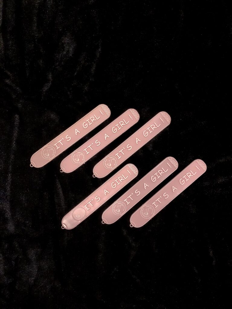 6 PACK 5.5” PINK “IT’S A GIRL” CIGARS - Homecoming Supplies