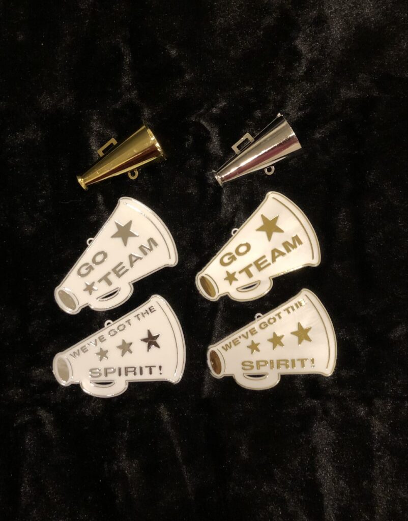 MEGAPHONE 2.5” SILVER MET. – Homecoming Supplies