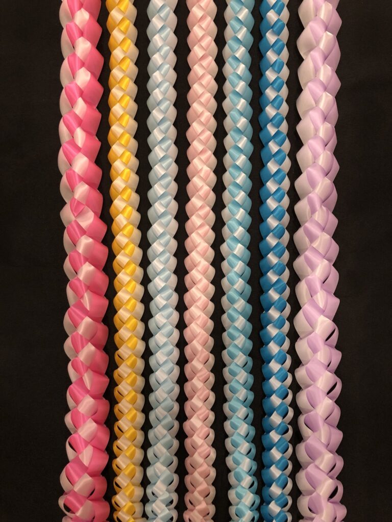 BABY BLUE & WHITE MILITARY CHAIN IS 32” LONG – Homecoming Supplies