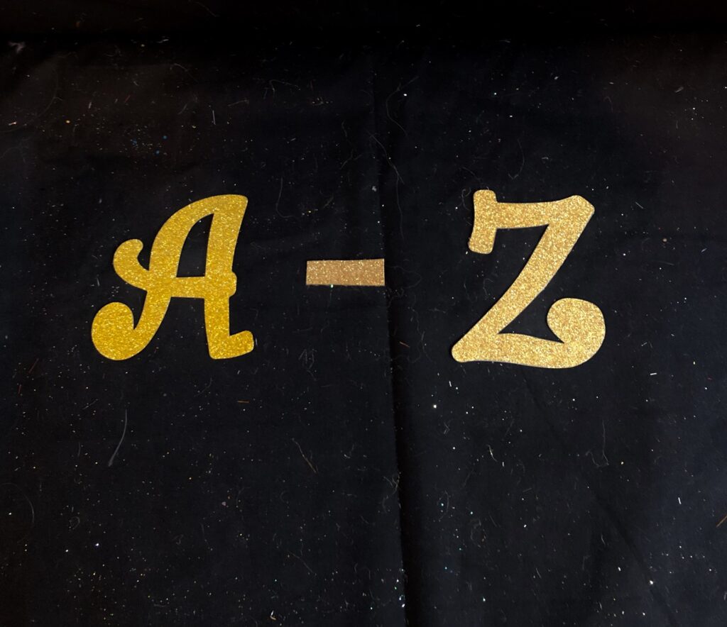 GOLD GLITTER “R” IS 3.5” – Homecoming Supplies